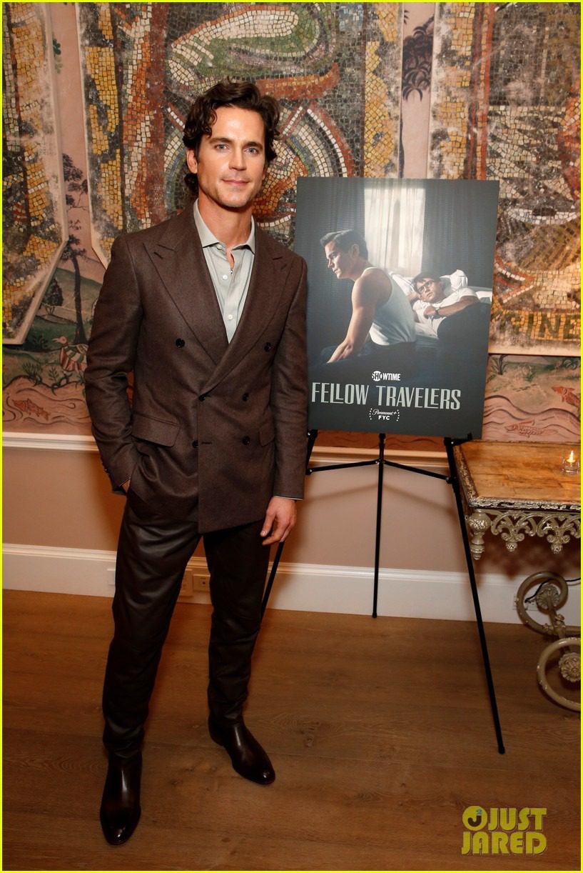 Matt Bomer & Jonathan Bailey Coordinate Outfits for 'Fellow Travelers ...